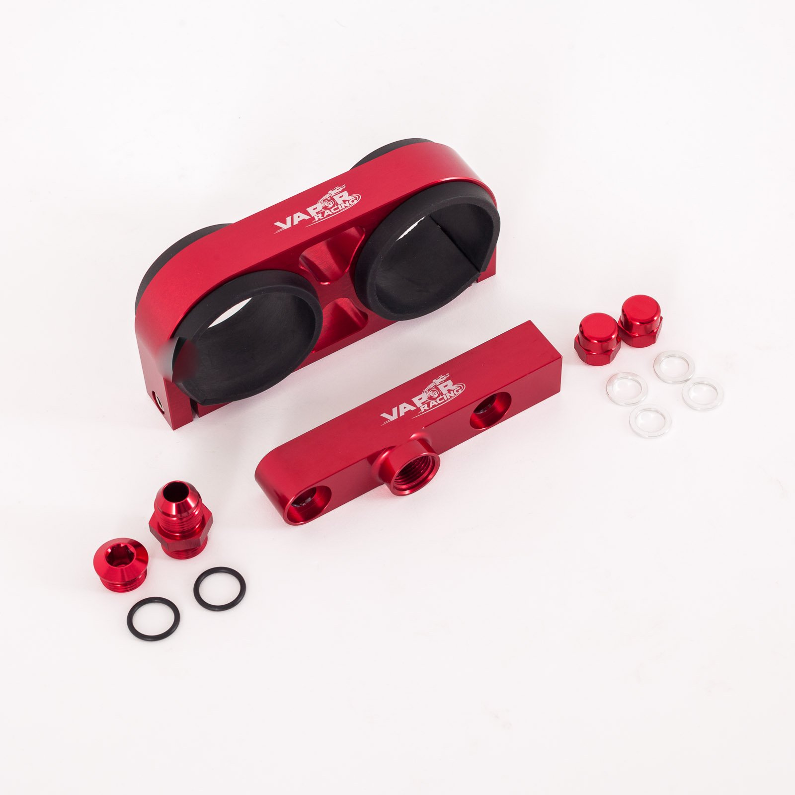Aluminium Billet Fuel Pump Block Kit - VapoR Racing
