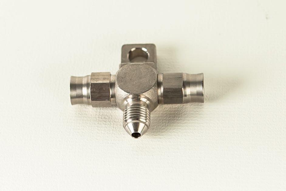 -3AN Stainless Steel Tee Piece fitting - VapoR Racing